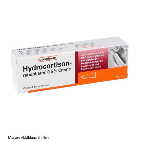 Hydrocortison ratiopharm 0,5% 30g - Löwen Apotheke24
